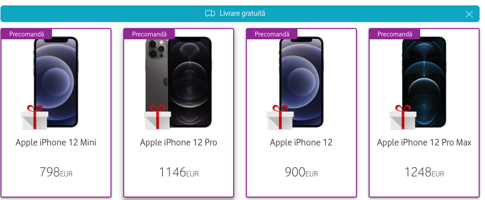 Vodafone vinde iPhone 12 la cel mai mic preț - The Gadgetist